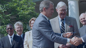 A post–Cold War president | Miller Center